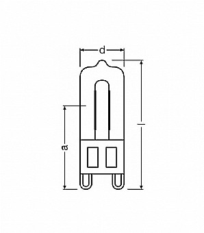 נורה לתנור G9 40W OVEN 66740 OSRAM | נורות מיוחדות | נורות לתנור