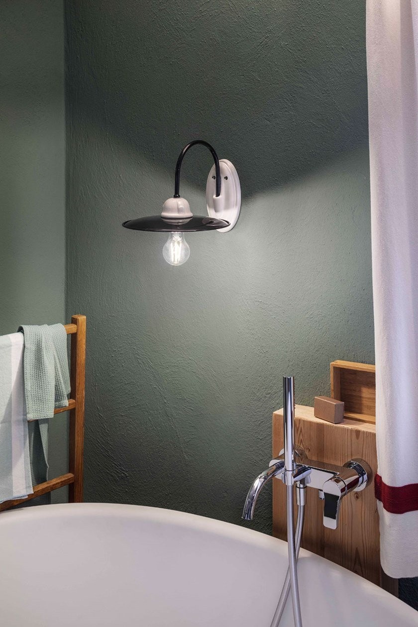 FERROLUCEPOTENZACeramic wall light with fixed arm